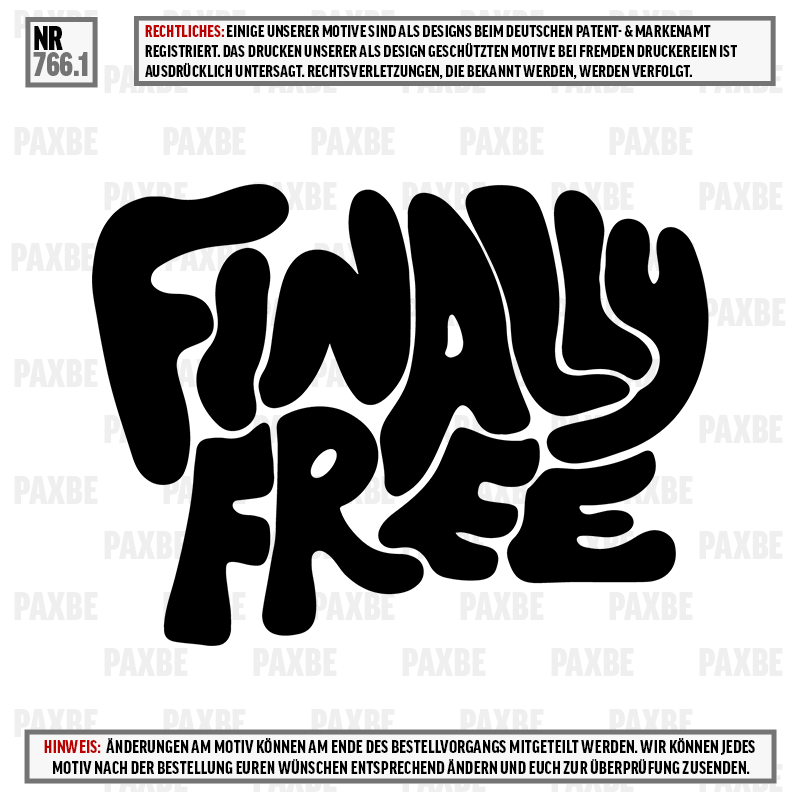 FINALLY FREE COMIC 766.1 AK Abschluss-Pullis Abi-Pullis & Shirts