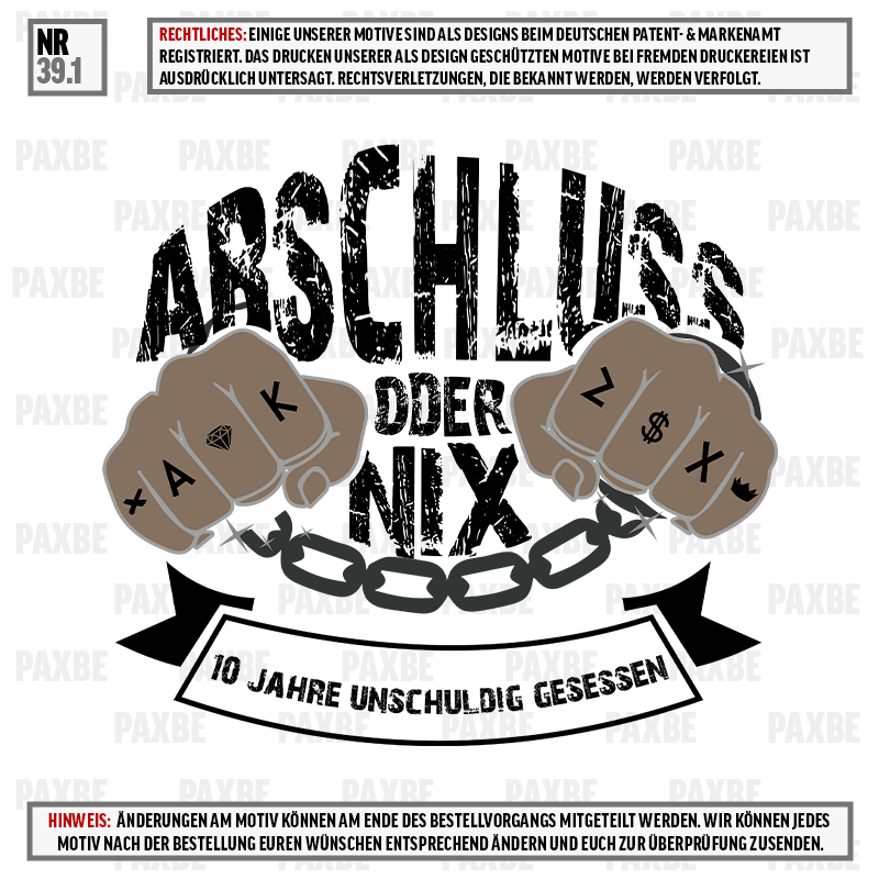 ABSCHLUSS ODER NIX FÄUSTE 39.1 AK Abschluss-Pullis Abi-Pullis & Shirts