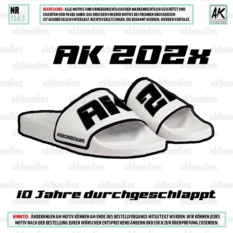 10 JAHRE DURCHGESCHLAPPT 114.1 AK Abschluss-Pullis Abi-Pullis & Shirts