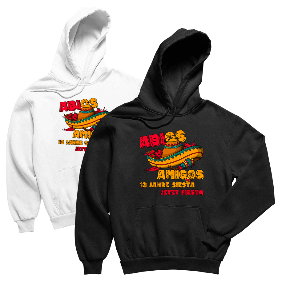 ABIOS AMIGOS SOMBRERO 91.1 AK Abschluss-Pullis Abi-Pullis & Shirts